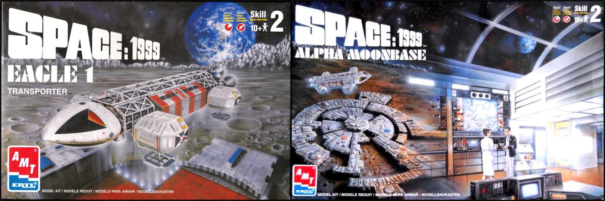 Space: 1999 Model Kit Artwork Through The Ages - Space: 1999 Series by ...