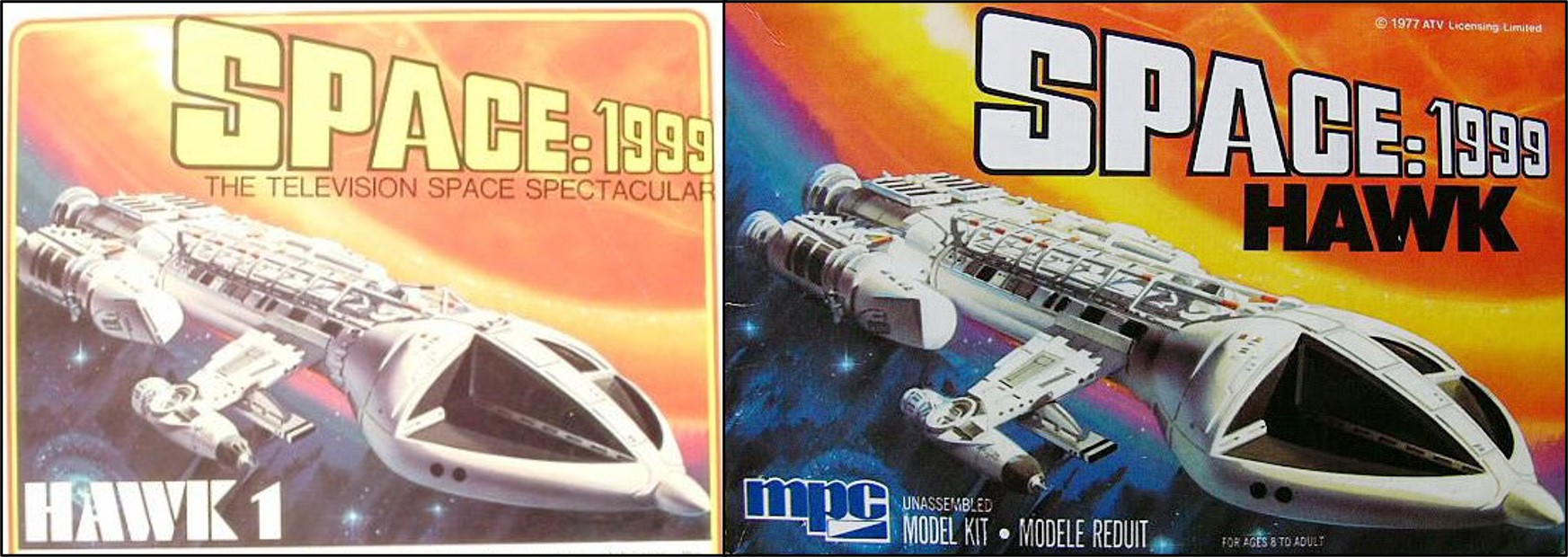 Space: 1999 Model Kit Artwork Through The Ages - Space: 1999 Series by ...